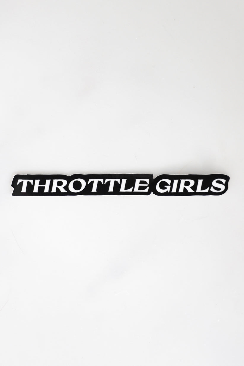MINI THROTTLE GIRLS STICKER – Throttle Girls