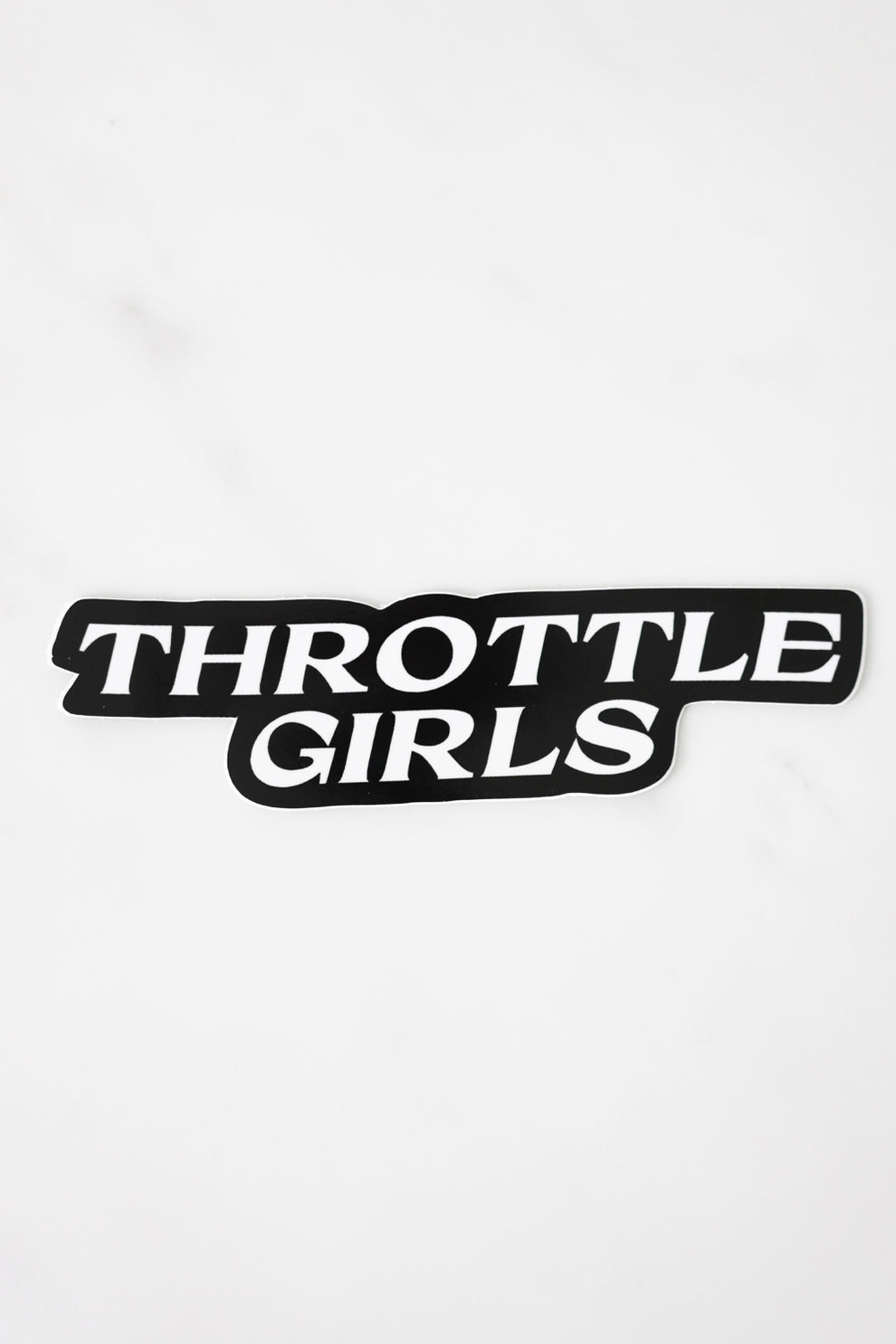 LARGE THROTTLE GIRLS STICKER SLAPPER – Throttle Girls